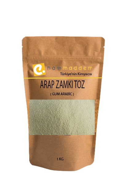 Arap Zamkı Toz (Gum Arabic) 1 Kg – ehammaddem/Türkiye'nin Kimyacısı